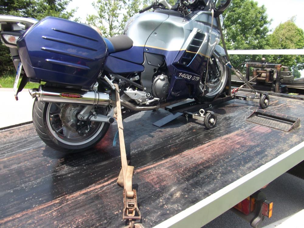 Motorrad nach Hause transportieren. Welche möglichkeiten? (Transport ...